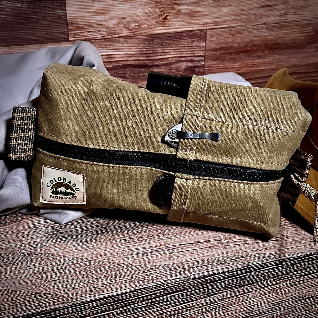 Wallaby Box Pouch Bushcraft Survival Camping Possibles Dopp Grooming